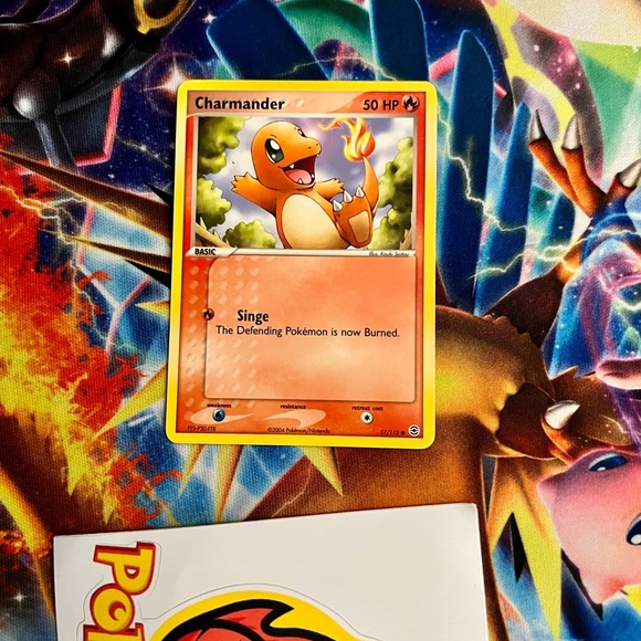 Pokemon | Other | Pokemon Ex 204 Firered Leafgreen Charmander Card ...